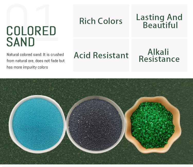 Color sand beach sand color quartz sand mix colorful natural colored ...