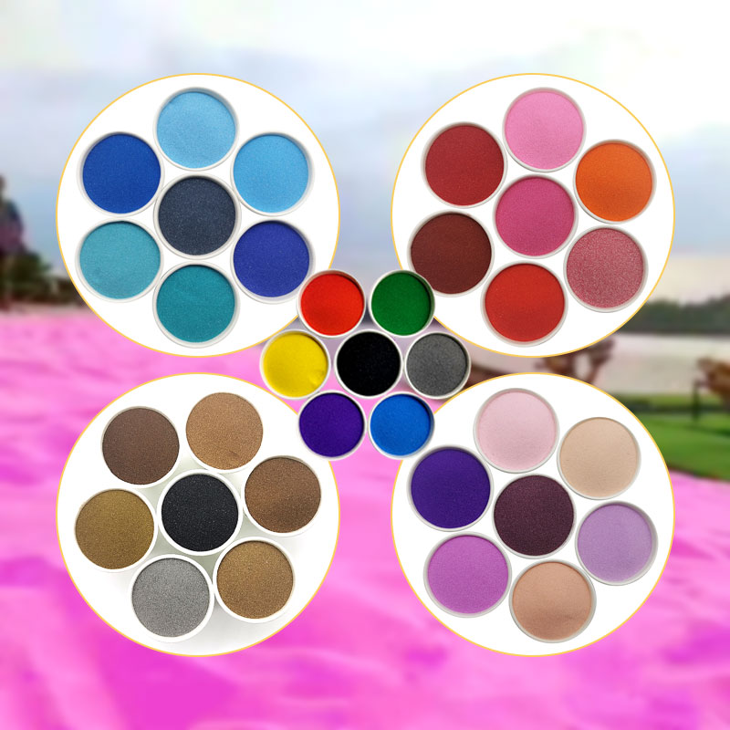 China Colorful sand Directly Bulk Fine Colored Sand, Multicolor Quartz ...