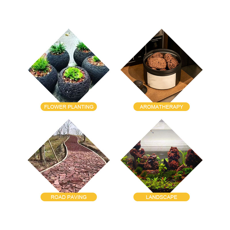 China Volcanic stone lava rock griller lava tumbled natural stone lava ...